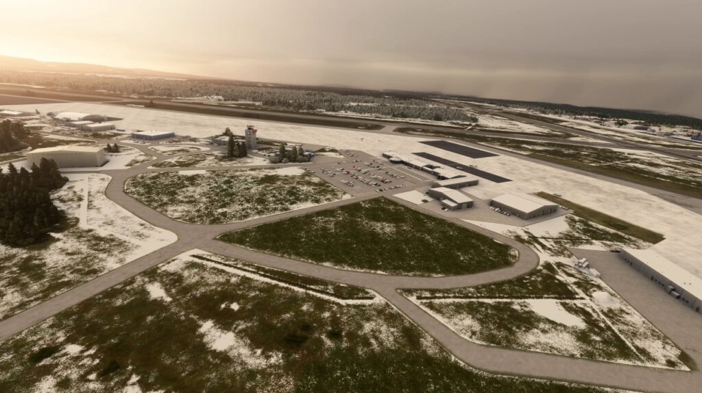 Goose Bay CYYR chega ao MSFS com alta fidelidade